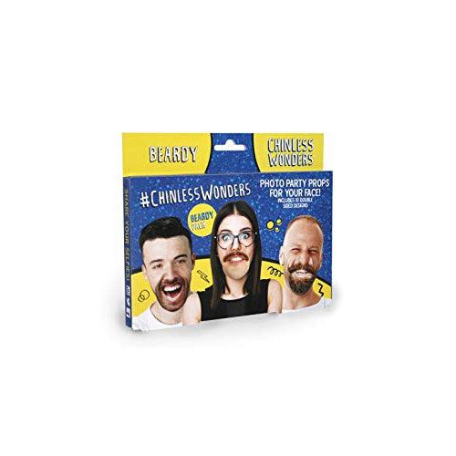Mask-arade Beardy Chinless Wonders Photo Props - The Online Toy Store