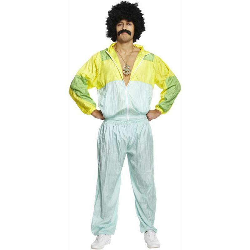 Men's Shell Suit 80's Scouser Tracksuit Fancy Dress Costumes Stag Do O ...