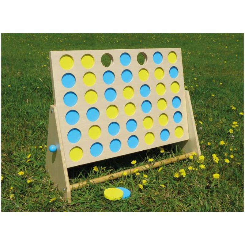 Mightymast Leisure Giant Wooden 4 In A Row Indoor & Outdoor Game - The ...