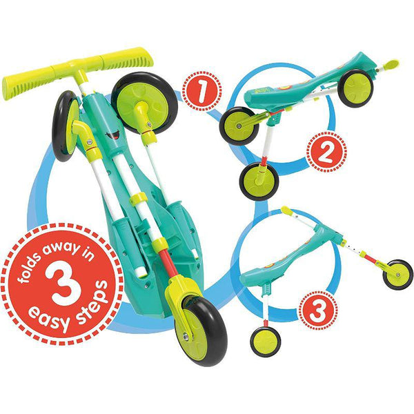 Mookie Scuttlebug XL 3-Wheel Foldable Ride-On Tricycle - The Online Toy ...
