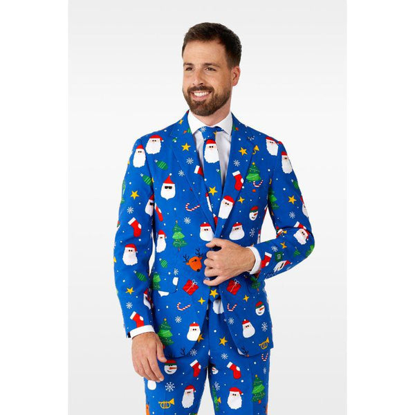 Opposuits Festivity Blue Men's Christmas Suit - The Online Toy Store