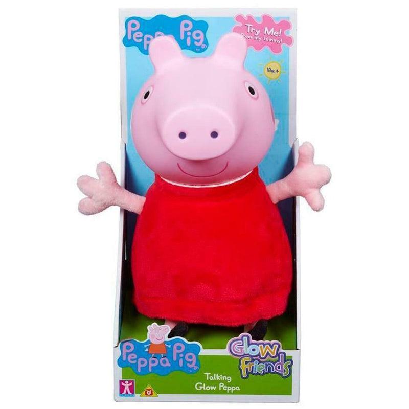 Peppa Pig Glow Friends Talking Glow Peppa Plush Figure - The Online Toy ...