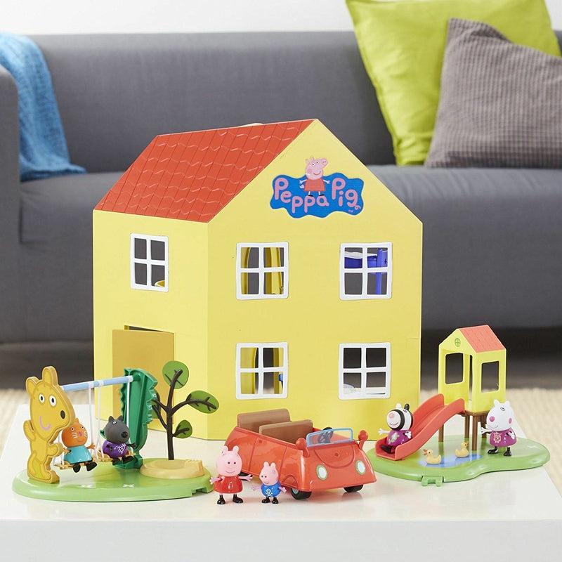 Peppa Pig Peppa's Family Home Toy Playset & Peppa Figure - The Online ...