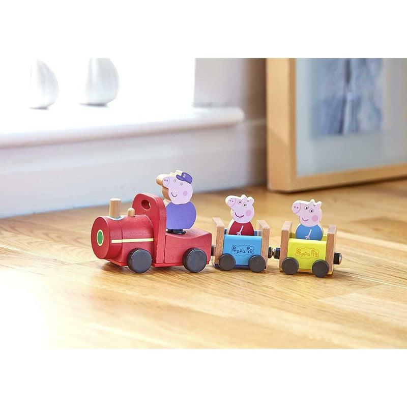 Peppa Pig Wooden Grandpa Pigs Train Toy - The Online Toy Store