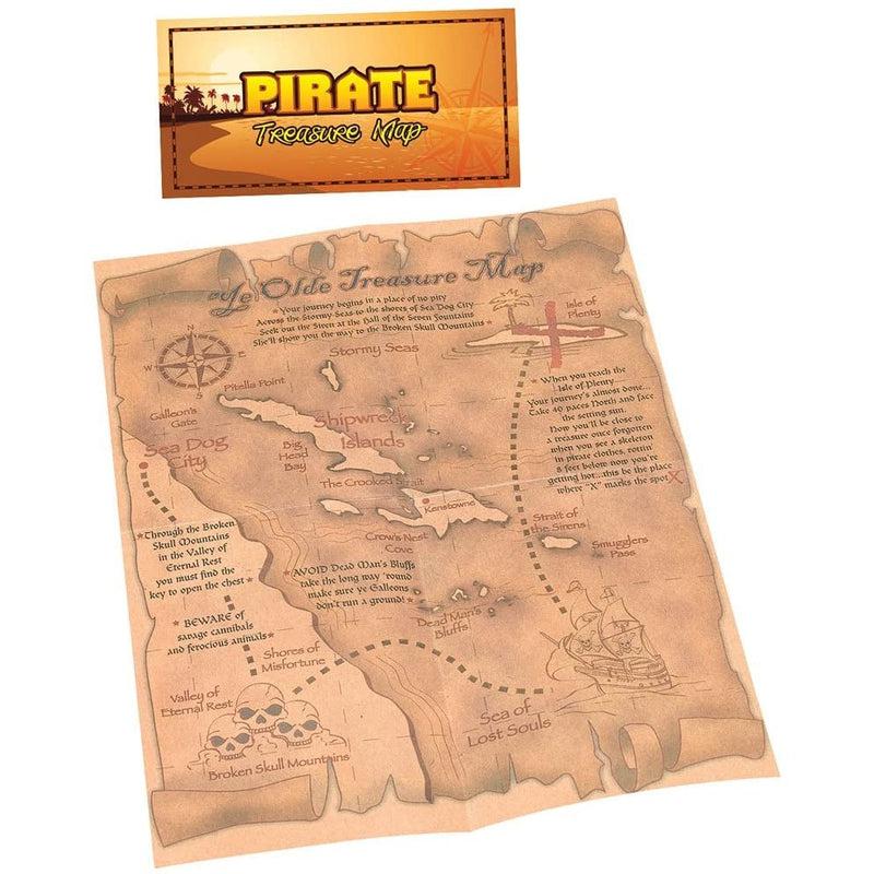 Pirate Treasure Map Fancy Dress Accessory Party Bag Toy Prop - The ...