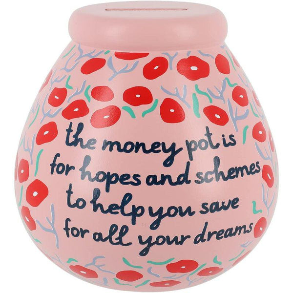 Pot of Dreams Ceramic Money Box Live Laugh Save - The Online Toy Store