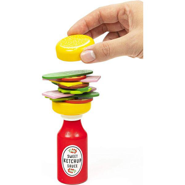 Professor Puzzle Burger Balance Food Stacking Game - The Online Toy Store