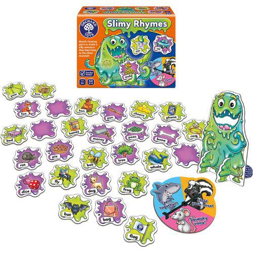 Slimy Rhymes Word & Picture Rhyming Family Game - The Online Toy Store