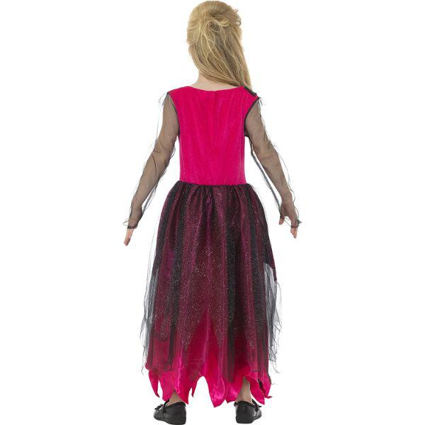 Smiffy's Gothic Prom Queen Girl's Halloween Fancy Dress Costume - The ...