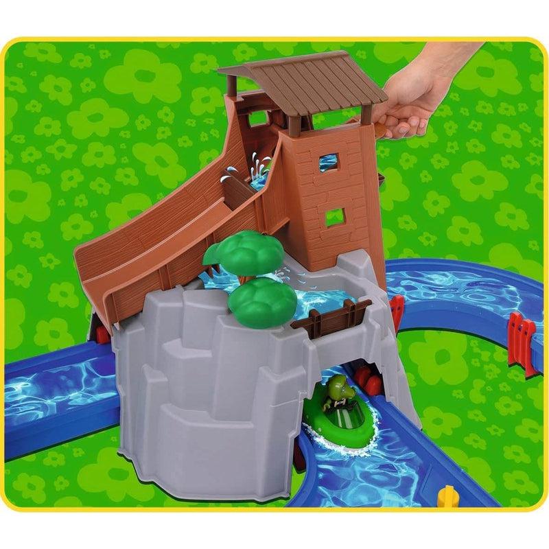 Smoby Aquaplay Adventureland Child's Water Table Playset with Boat Sli ...