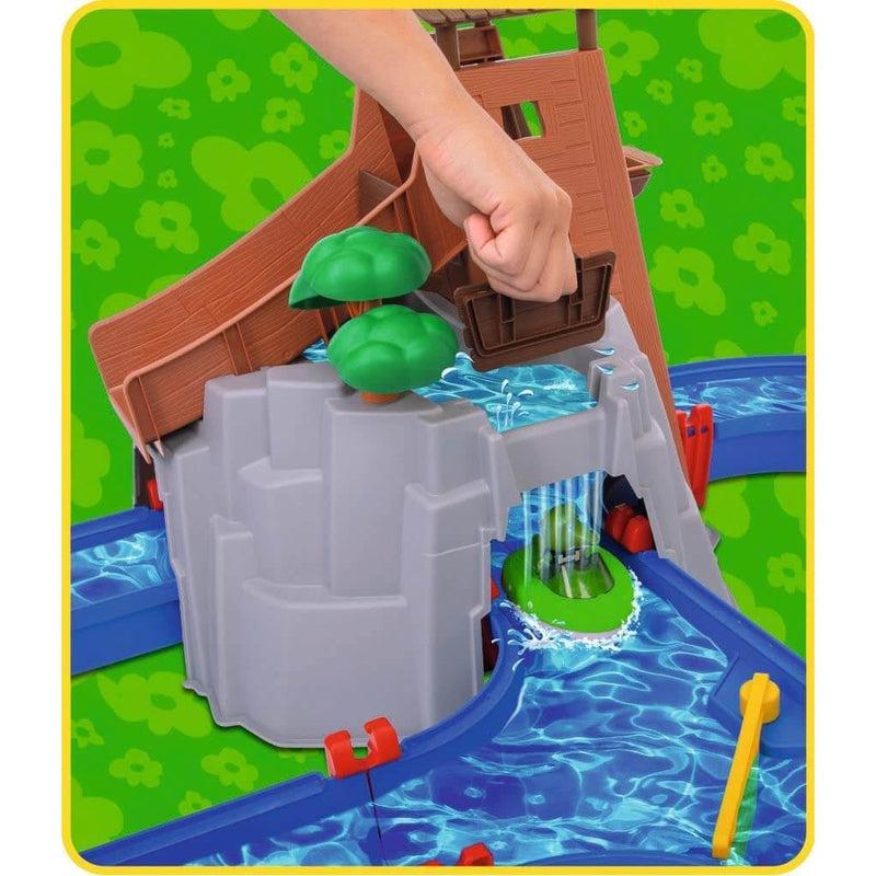 Smoby Aquaplay Adventureland Child's Water Table Playset with Boat Sli ...