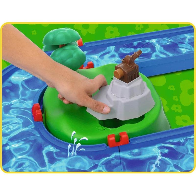 Smoby Aquaplay Adventureland Child's Water Table Playset with Boat Sli ...