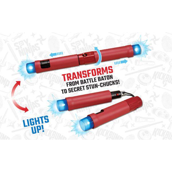 Spy Ninjas Transforming Stealth Stick Battle Baton Light Up Toy - The ...