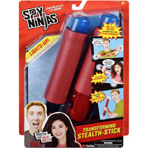 Spy Ninjas Transforming Stealth Stick Battle Baton Light Up Toy - The ...