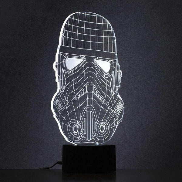 Stormtrooper Acryllic Wire Lamp USB Desk Mood Light Official Shepperto ...