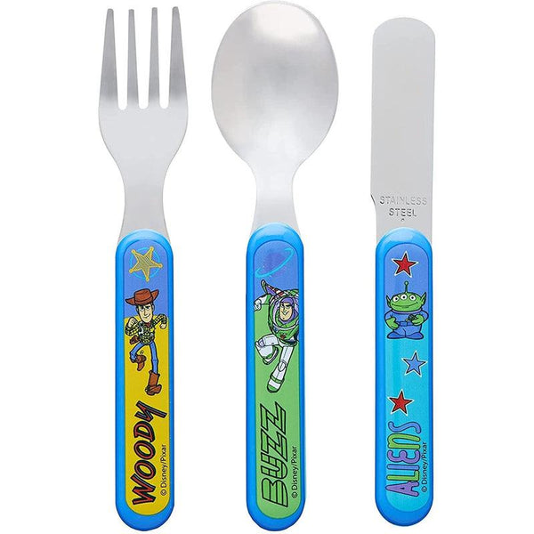 Toy Story 3 Piece Cutlery Set Child's Knife Fork & Spoon - The Online ...