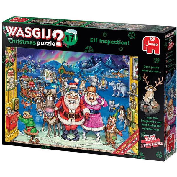 Wasgij Christmas 17 - Elf Inspection 1000Pc Jigsaw Puzzle - The Online ...