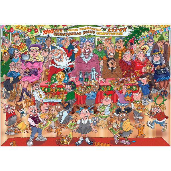 Wasgij Christmas 18 - Ginger Showstopper 1000 Piece Jigsaw Puzzle - The ...