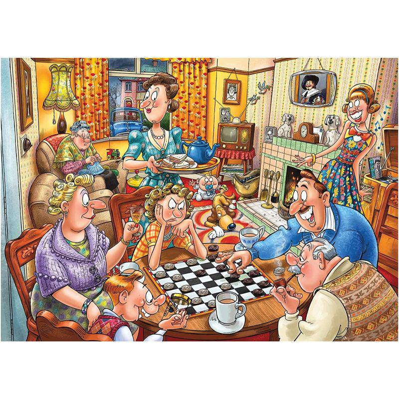 Wasgij Destiny 25 - Games Night 1000 Piece Jigsaw Puzzle - The Online ...