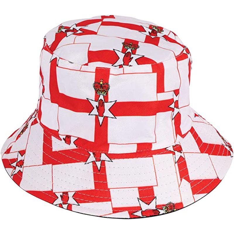 Wicked Costumes Flag Retro Bucket Hats Adult Fancy Dress Costume Acces ...