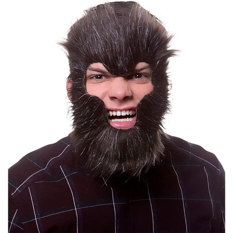 Wicked Costumes Instant Werewolf Mask Adult Fancy Dress Costume Access ...