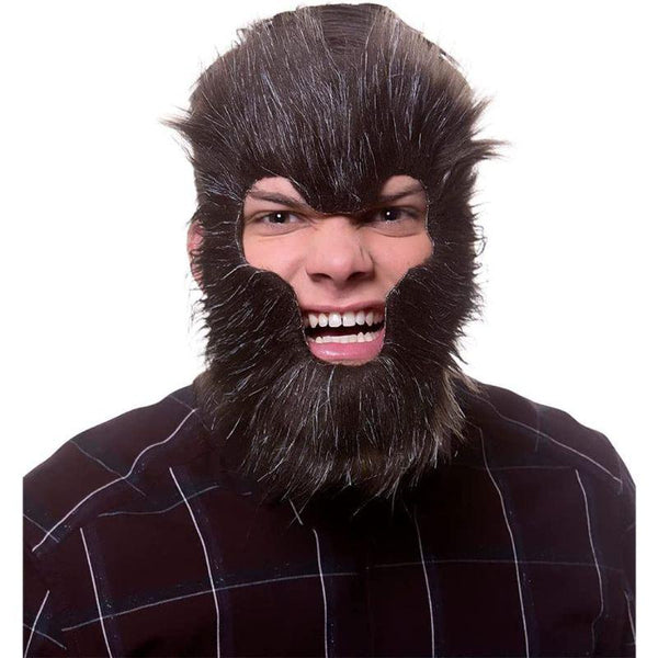 Wicked Costumes Instant Werewolf Mask Adult Fancy Dress Costume Access ...