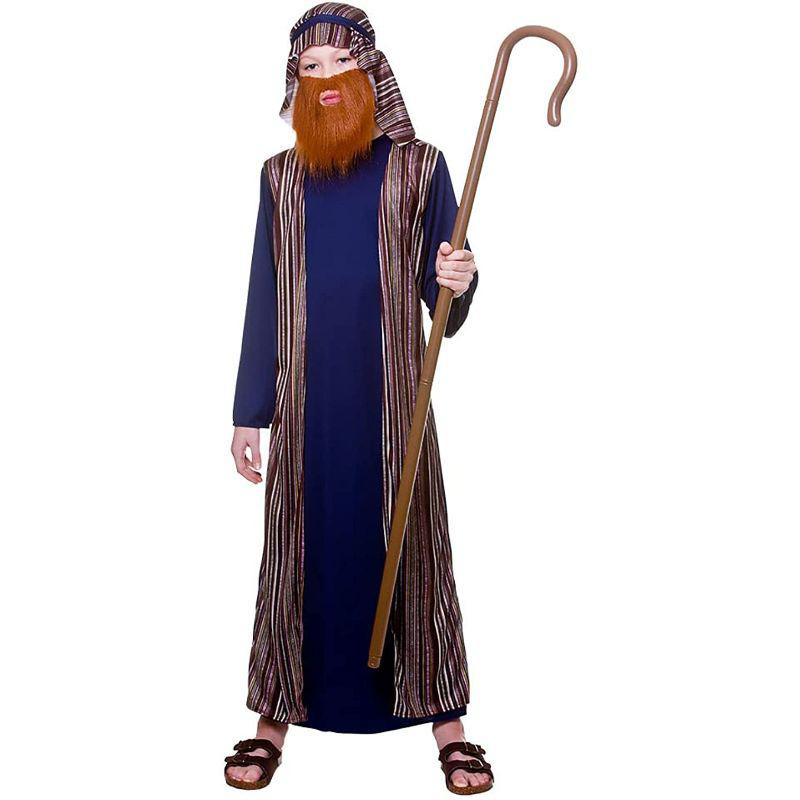 Wicked Costumes Nativity Shepherd Child Unisex Christmas Fancy Dress C - The Online Toy Store