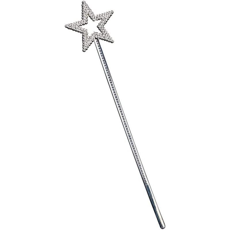 Wicked Costumes Silver Star Wand Fancy Dress Costume Accessory - The ...
