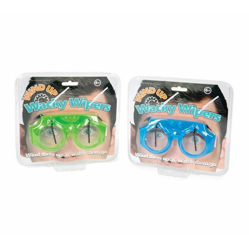 Wind Up Wacky Wipers Novlety Clockwork Windscreen Wiper Glasses Fancy ...