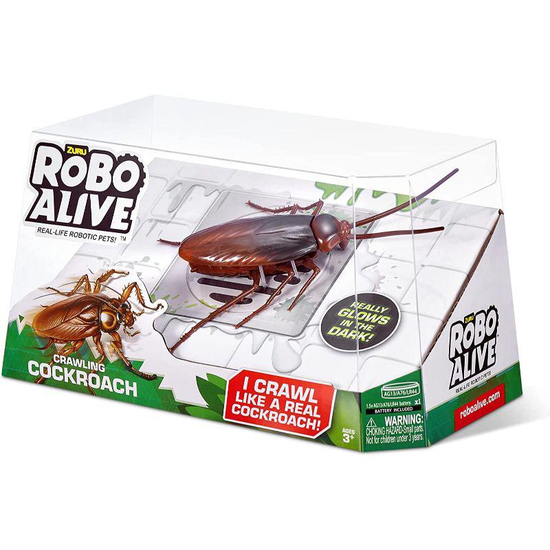 Zuru Robo Alive Crawling Cockroach Robotic Glow In The Dark Toy - The ...